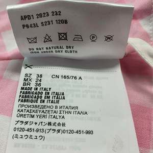 Prada | Tops | Prada Pink White Cotton Gingham Bralette Casual Top ...
